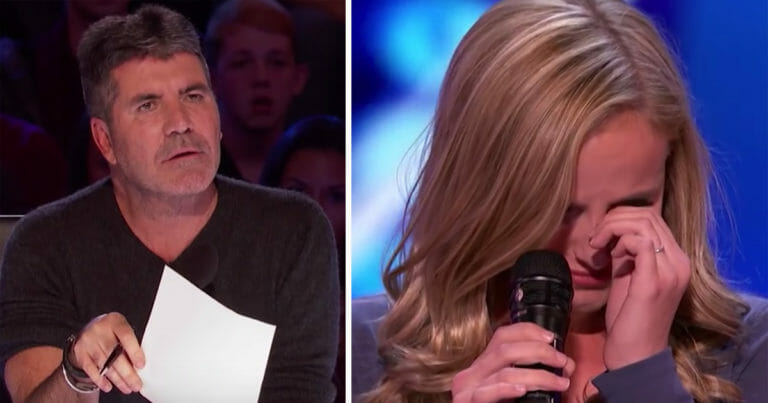 Simons fråga får flickan att börja gråta – sekunder senare golvar hon juryn