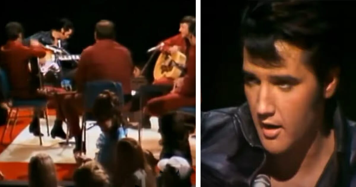 Elvis sjunger "Blue Christmas"