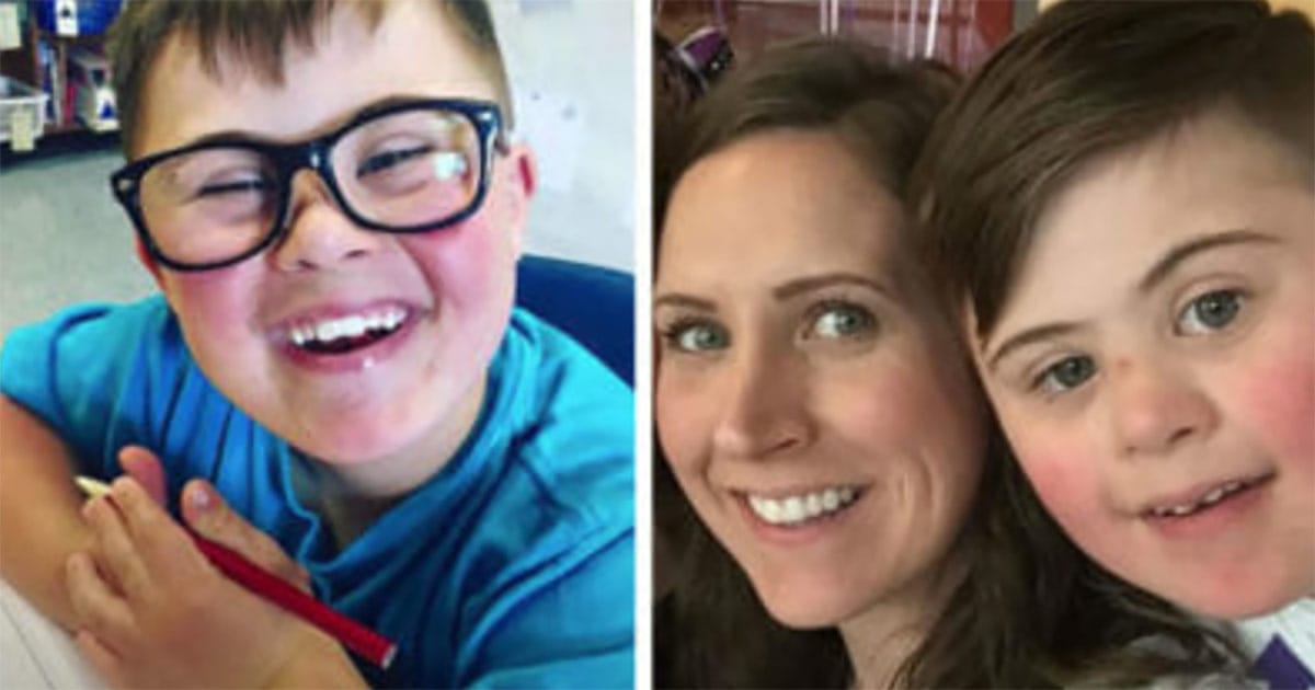 Pojke med Downs syndrom blir inte bjuden på kalas