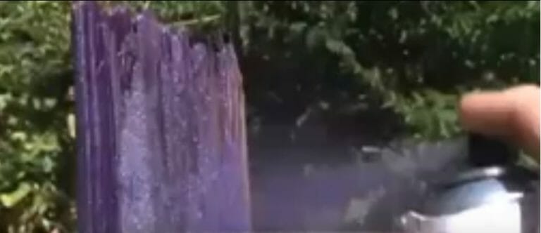 Here's what a purple fence post means – did you know this?